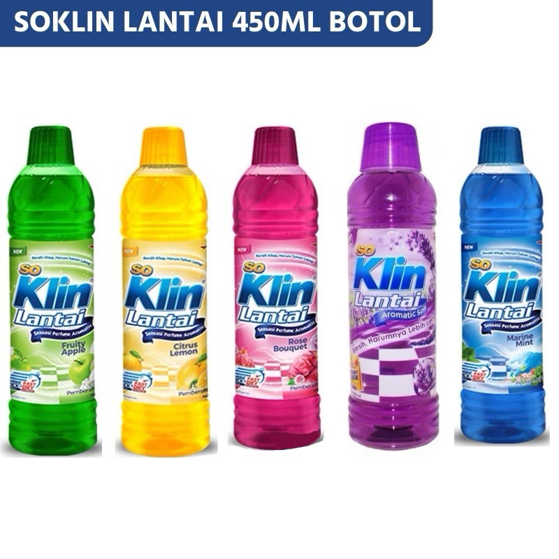 Jual [BOTOL 400] SO KLIN LANTAI SOKLIN PEMBERSIH PENGHARUM LANTAI 400 ...