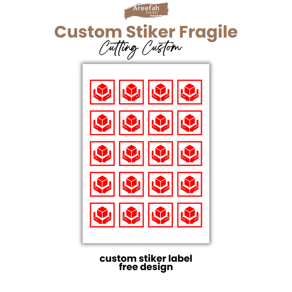 Jual AREEFAH Stiker Fragile Cetak Stiker Label Pengiriman Fragile ... Jual AREEFAH Stiker Fragile Cetak Stiker Label Pengiriman Fragile ...
