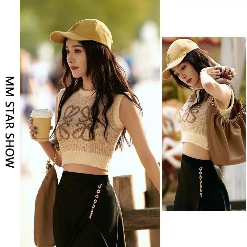 Jual Rompi rajutan LO yang sama dan rompi yang memperlihatkan pusar ...