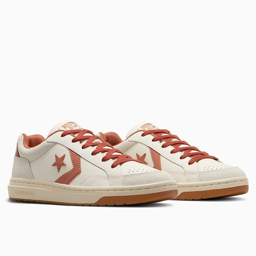 Jual Converse Pro Blaze Classic Leather & Suede Low Top Egret ...