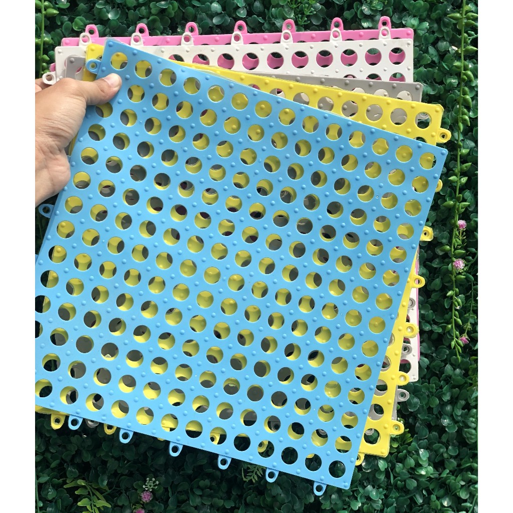 Jual Alas Kandang hewan plastik 30x30x1 | Footrest alas kandang kelinci ...