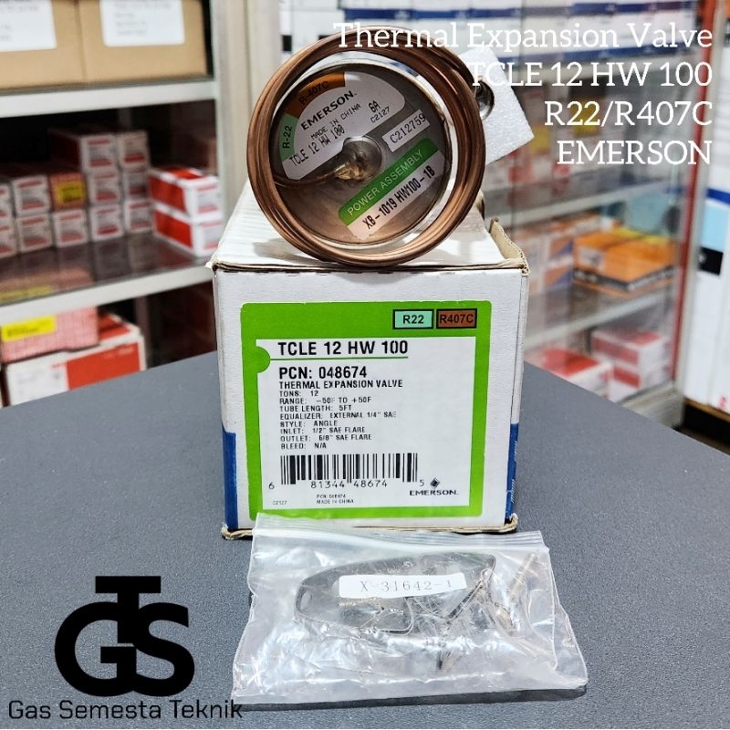 Jual THERMAL EXPANSION VALVE TCLE 12 HW 100 EMERSON | Shopee Indonesia