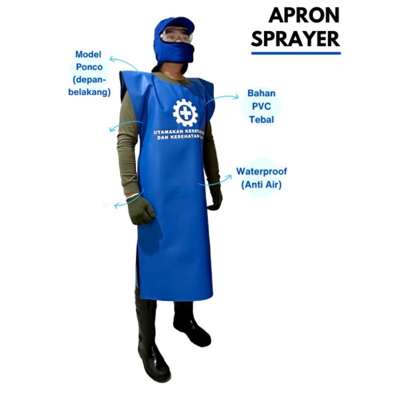 Jual Apron Anti Air Seri Sprayer | Pelindung Sprayer | APD | Apron ...