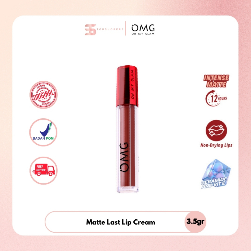 Jual OMG OH MY GLAM Mattelast Lip Cream 2.9 g - Lip Cream Matte Dengan ...