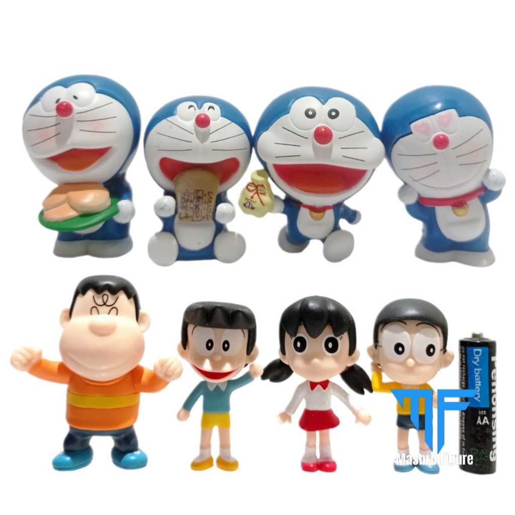 Jual Mini figure DORAEMON Tooper Cake DORA EMON NOBITA SISUKA GIANT ...