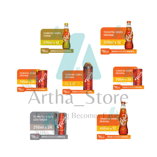 Jual TEH BOTOL SOSRO ALL VARIAN - KOTAK & BOTOL | Shopee Indonesia