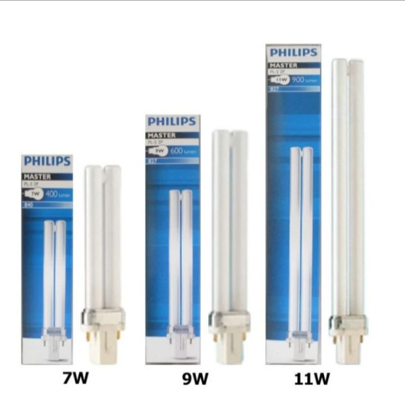 Jual PHILIPS Master PL-S 2P 7W 9W 11W Putih Kuning Semu Kuning / Lampu PLS 7 9 11 Watt PHILIPS ...