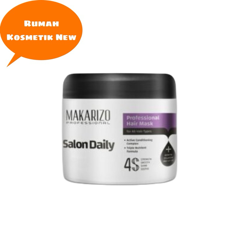 Jual Makarizo Professional Salon Daily Hairmask Masker Rambut 500gr ...