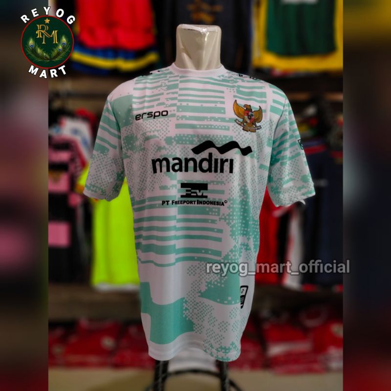 Jual JERSEY TIMNAS INDONESIA TRAINING TOSCA HIJAU PUTIH 2024 | Shopee ...