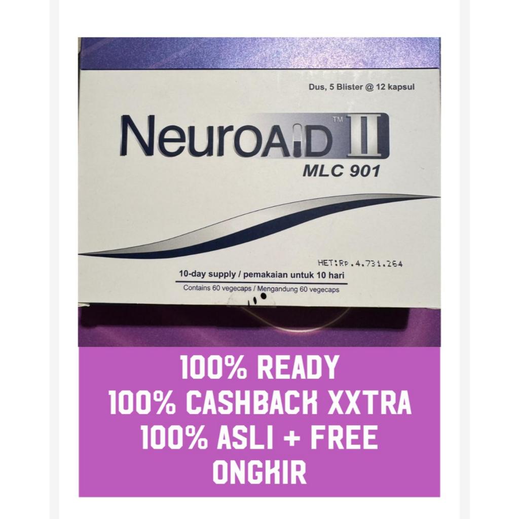Jual NEUROAID II PER BOX ISI 60 PASTI READY ! | Shopee Indonesia