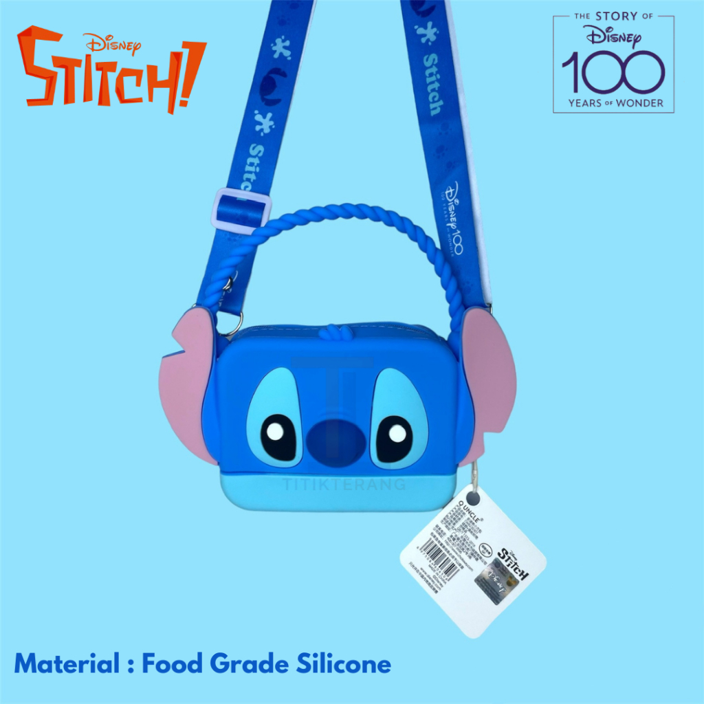 Jual Tas Fancy Silicone Jelly Bag STITCH Dompet Tas Anak Bertali ...