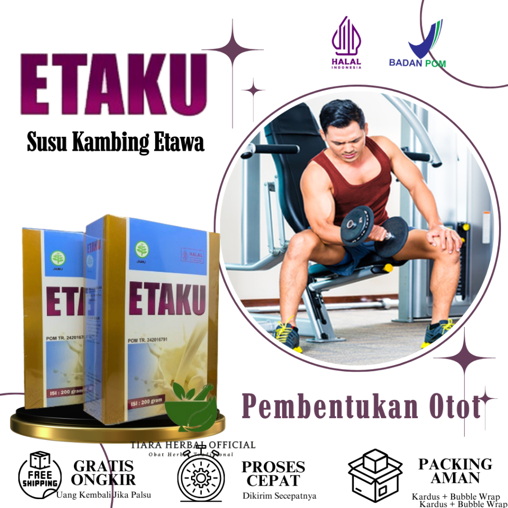 Jual Etaku Goat Milk - Susu Pembentuk Otot Pria/Wanita, Suplemen ...