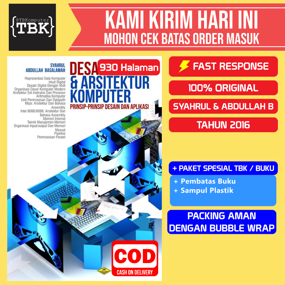 Jual BUKU DESAIN DIGITAL DAN ARSITEKTUR KOMPUTER SYAHRUL | Shopee Indonesia