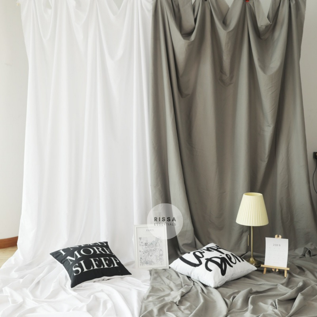 Jual [RISSA] Properti Foto Backdrop Kain Background (Free Gantungan ...