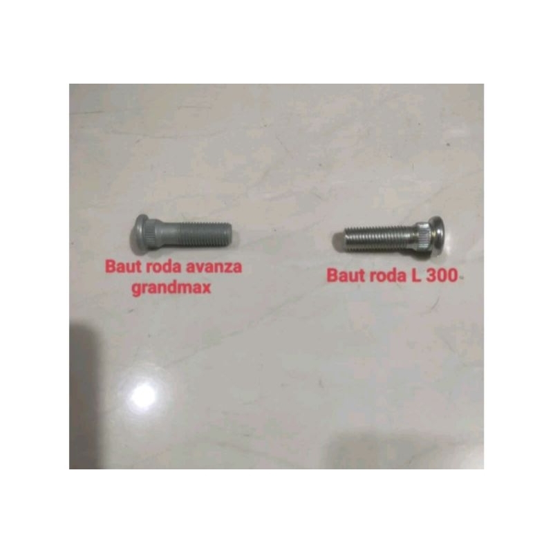 Jual BAUT RODA AVANZA XENIA GRANDMAX L 300 DRAT 1,5 PANJANG 46 mm (ORI ...