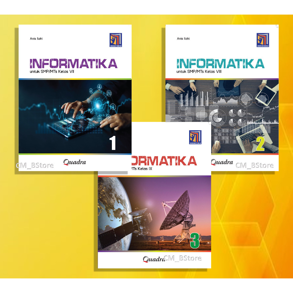 Jual [Penerbit Quadra] Informatika Kelas 7, 8, 9 Kurikulum merdeka ...