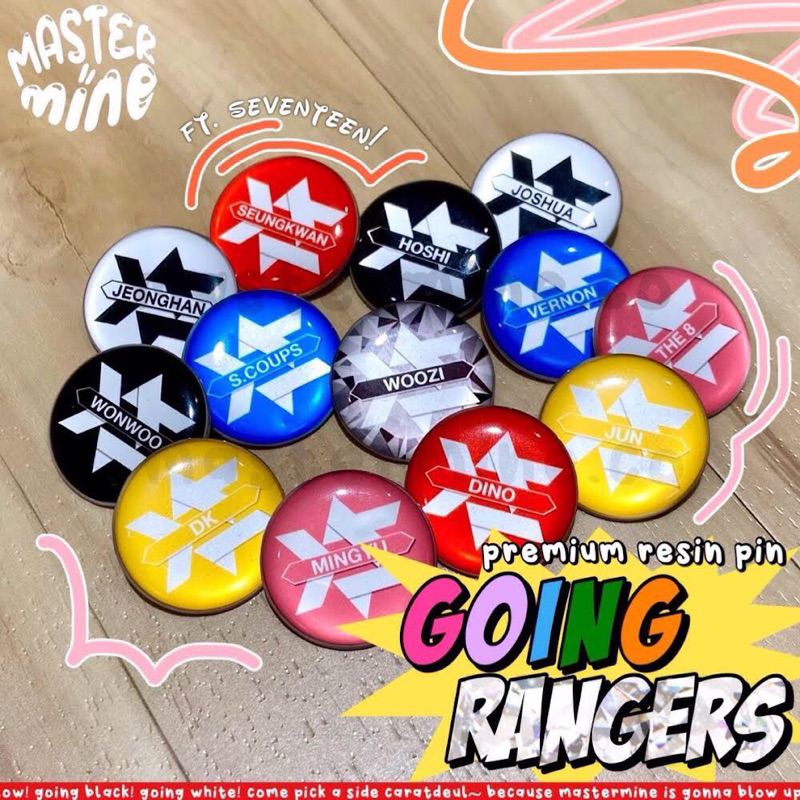 Jual [PRE-ORDER] Resin Pin: Seventeen Going Rangers Series | Shopee ...