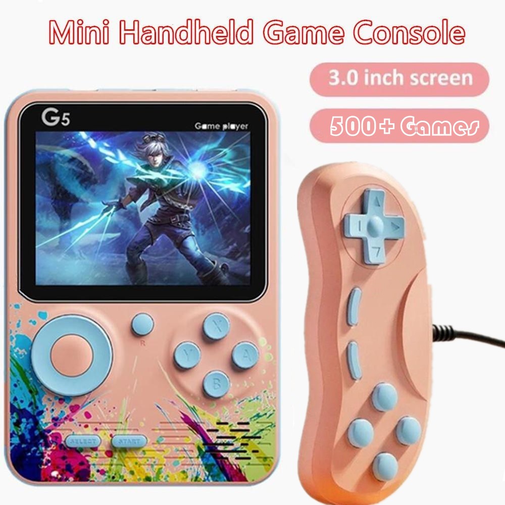 Jual G5 Gameboy Retro 500 in 1 Games Mini Portabel SUPRIME Series ...