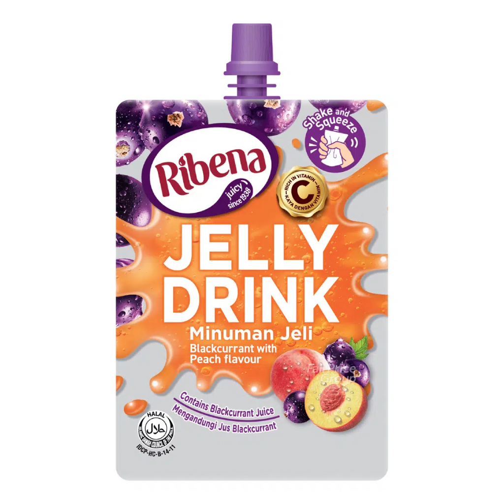 Jual Minuman Jeli Ribena Blackcurrant with Peach Jelly Drink 160mL | Shopee Indonesia