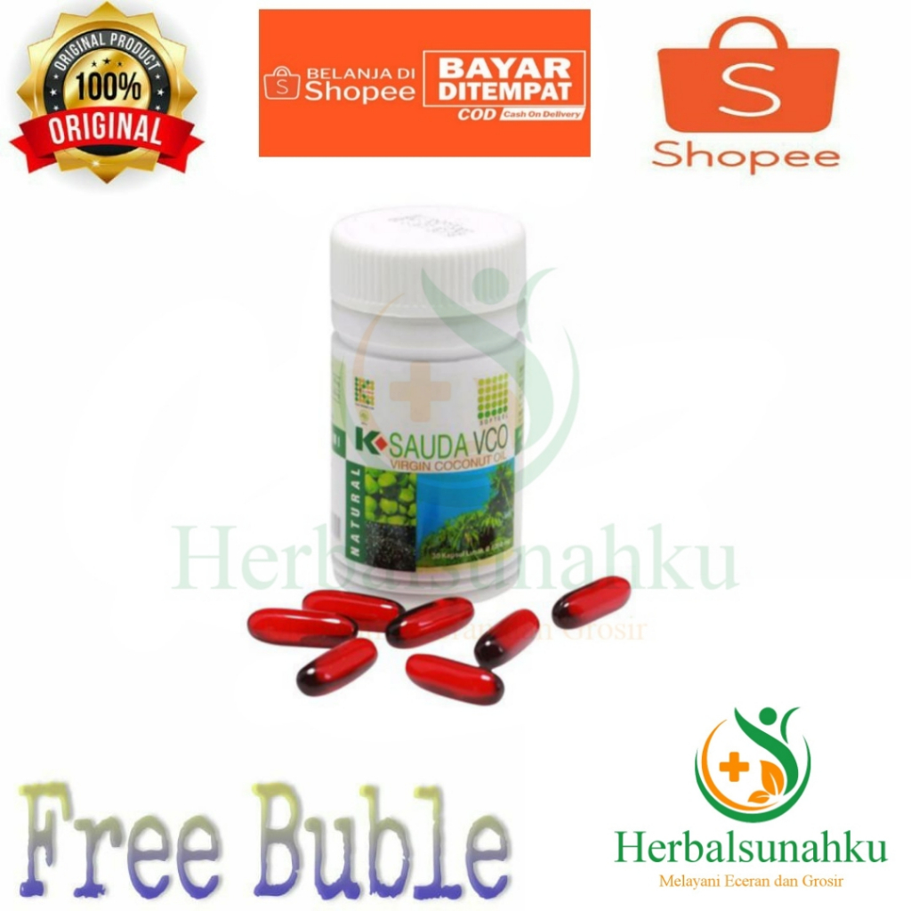 Jual K Sauda VCO K Link K-Sauda Klink Isi 30 Softgel | Shopee Indonesia
