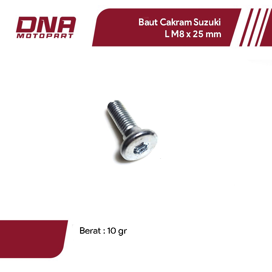 Jual Baut Cakram Suzuki L M8 x 25 mm | Shopee Indonesia