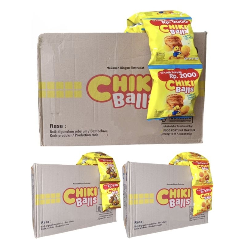 Jual [1 karton isi 60 pcs] Chiki balls snack Indofood | Shopee Indonesia
