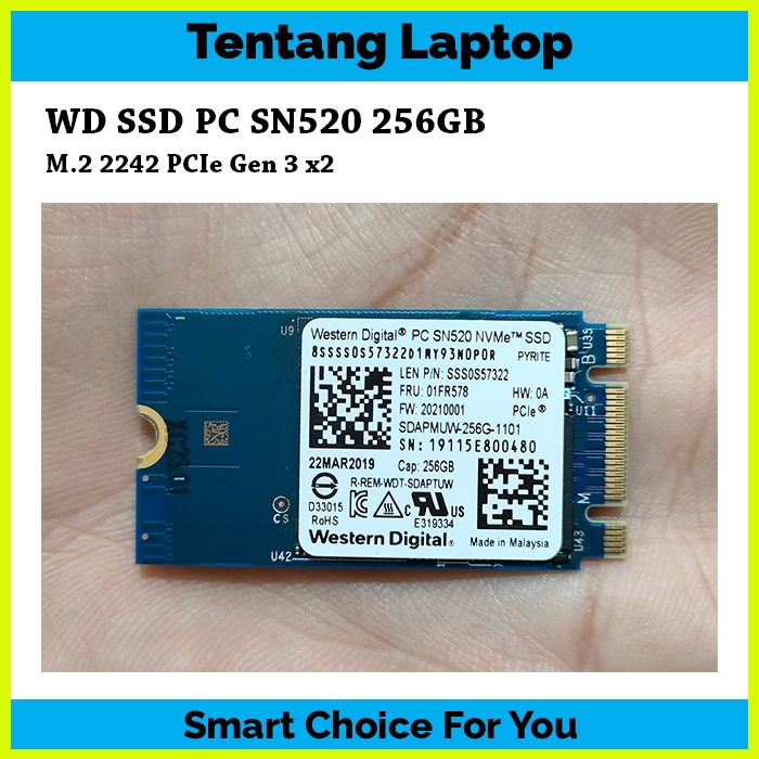 Jual SSD WD SN520 M.2 2242 2230 256GB SSD M2 2242 NVME SSD M.2 NVME ...
