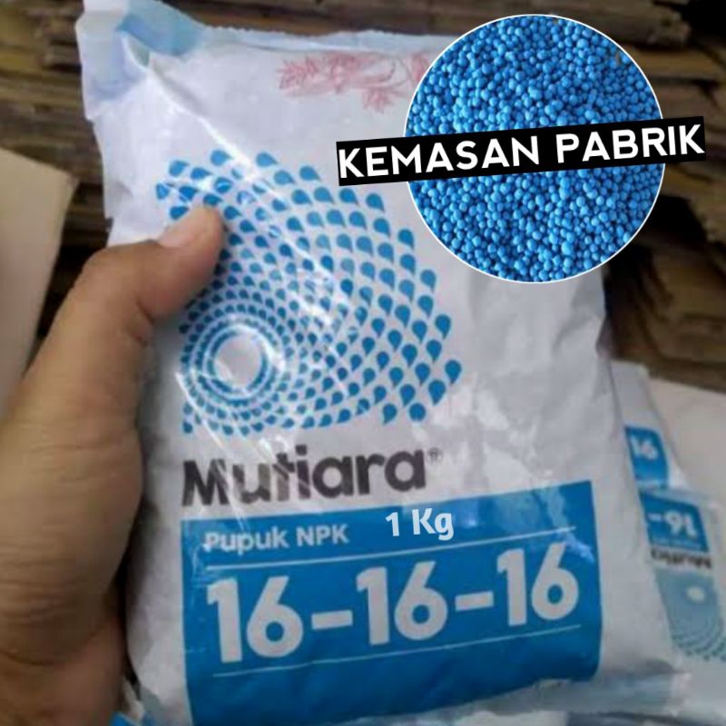 Jual pupuk mutiara biru npk kemasan pabrik 1 kg | Shopee Indonesia
