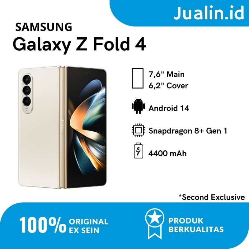 Jual Samsung Galaxy Z Fold 4 Second Original Garansi Resmi SEIN ...