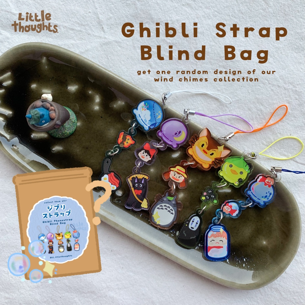 Jual Ghibli Phonestrap Blind Bag by Little Thoughts | Shopee Indonesia