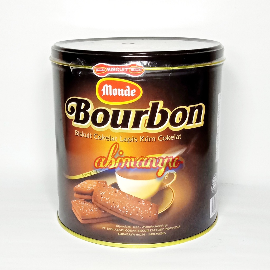 Jual biskuit coklat monde bourbon kaleng 800 gram | Shopee Indonesia
