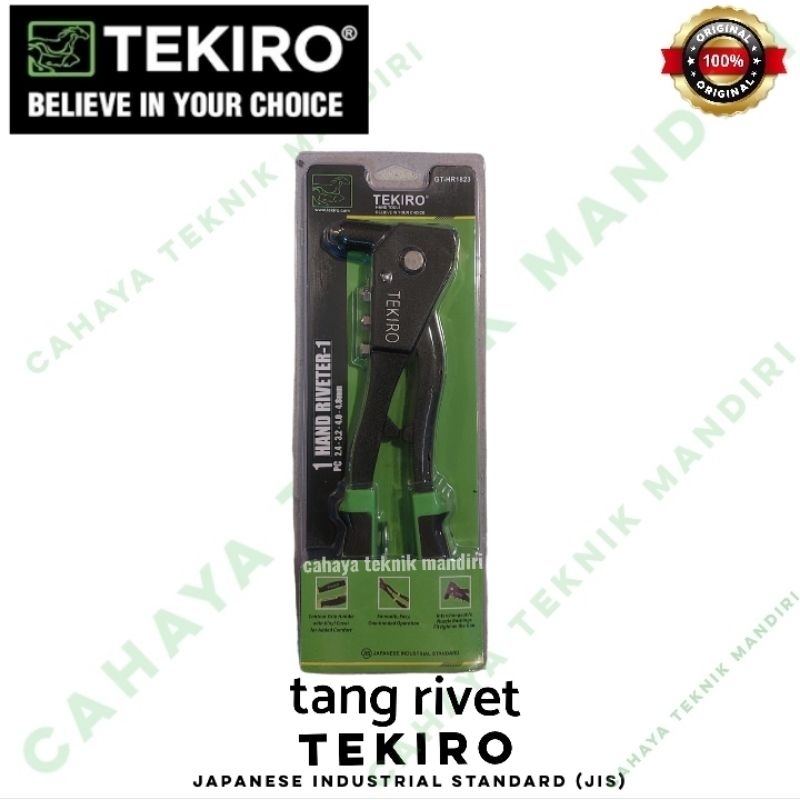 Jual tang rivet TEKIRO GT-HR1823 hitam alat tembak paku rivet 2.4 ...