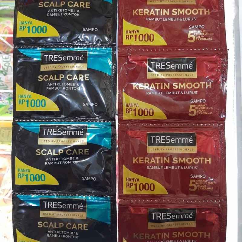 Jual Tresemme Shampoo Sachet Renteng isi 12 | Shopee Indonesia