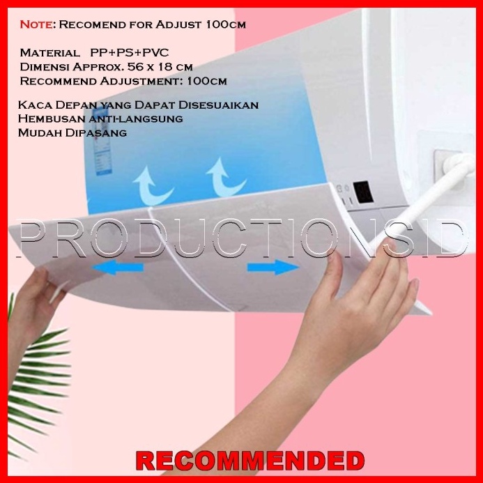 Jual Gratis Barang AC Reflector cover pipa ac pelindung angin ac talang ...