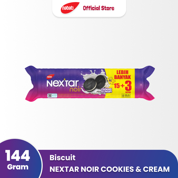 Jual Nextar Noir Cookies & Cream 144g | Shopee Indonesia