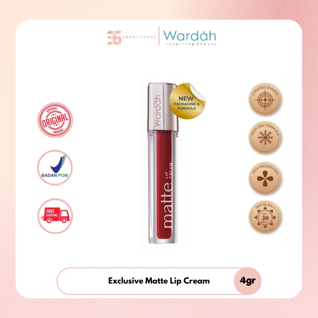 Jual Wardah Exclusive Matte Lip Cream | Shopee Indonesia