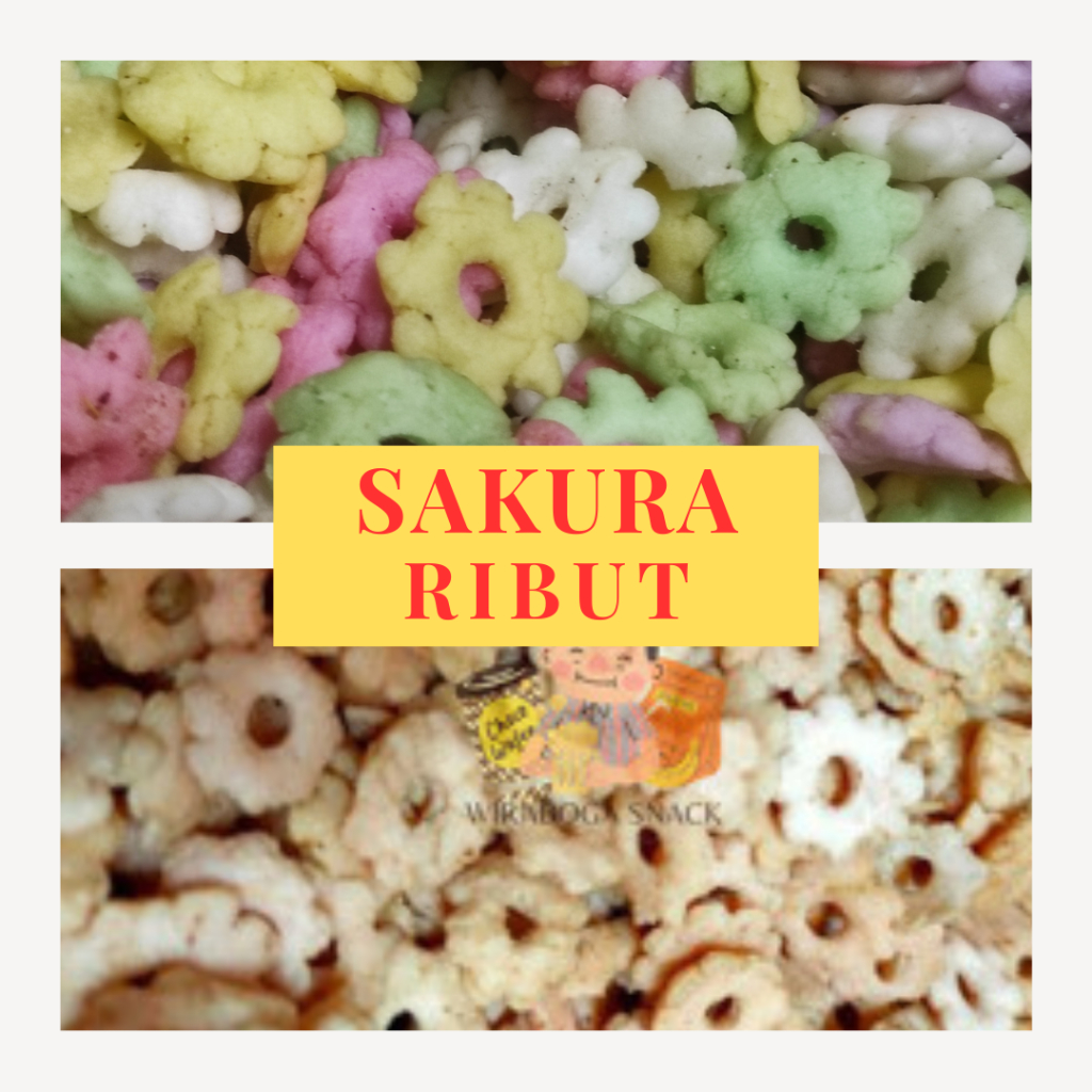Jual SAKURA / RIBUT/ SNACK-JAJAN-CAMILAN-CEMILAN-KUE KERING JADUL 100GR ...