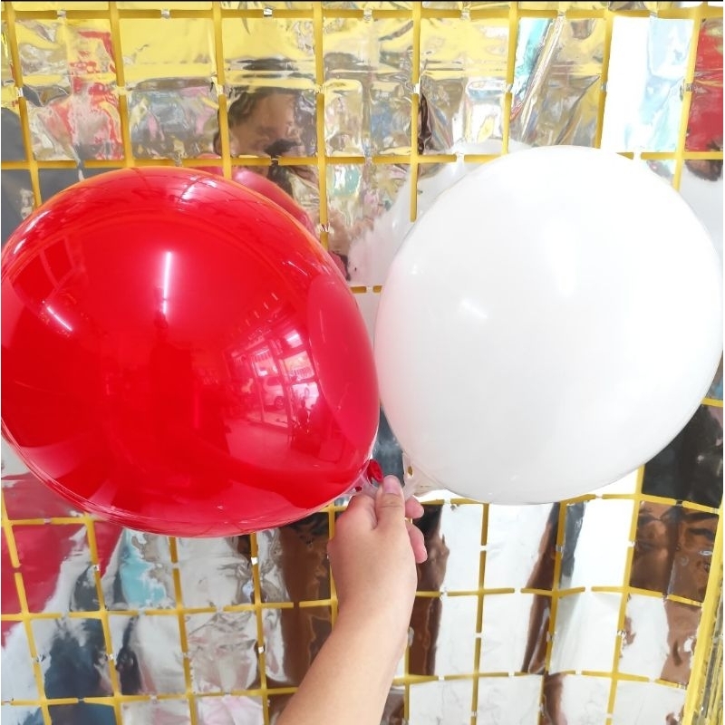 Jual Balon Merah Putih Polos Kemerdekaan RI 17 Agustus Latex 12inch ...