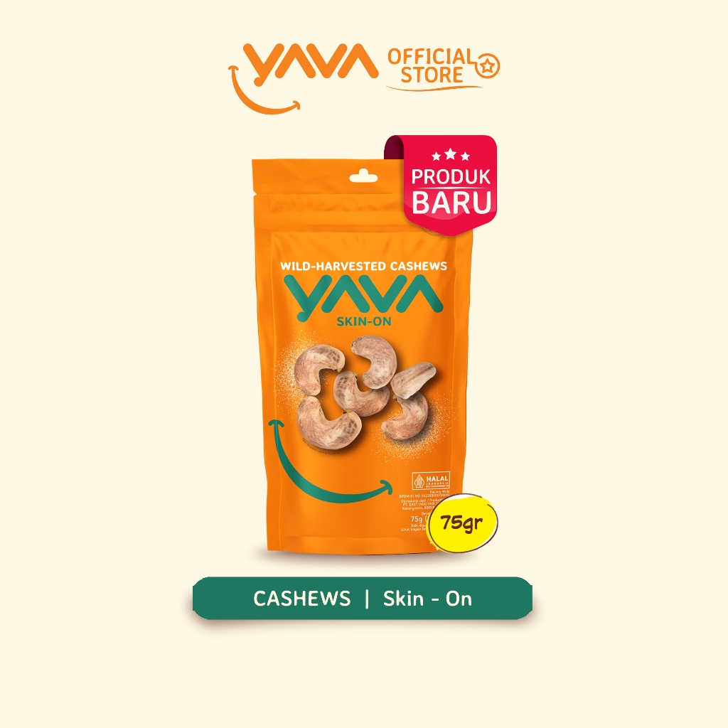 Jual YAVA Cashew Skin On 75g | Shopee Indonesia
