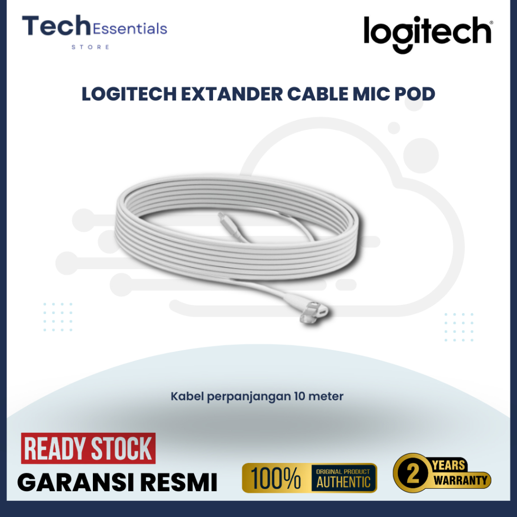 Jual Logitech Rally Mic Pod Extension Cable 10M | Shopee Indonesia