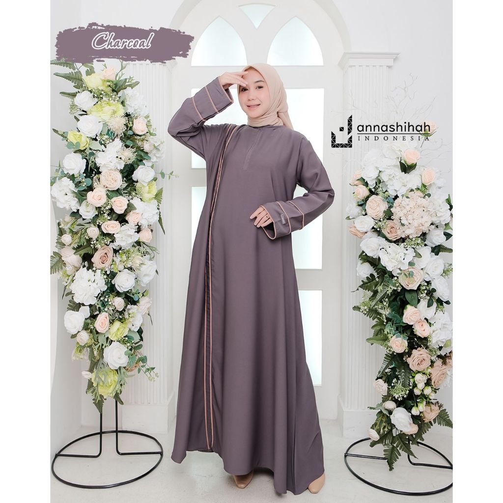 Jual ABAYA YASMINE BY ANNASIHAH YORIS MORENA SYARI MODEL wanita syari ...