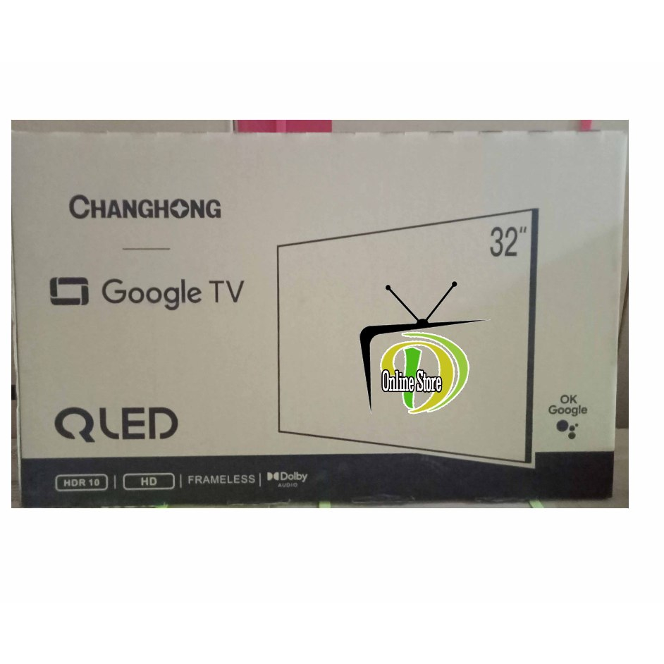 Jual tv led canghong 32 in google tv | Shopee Indonesia