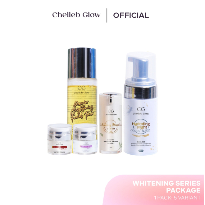 Jual Chelleb Glow Paket Whitening series 5in1 5Pcs | Shopee Indonesia
