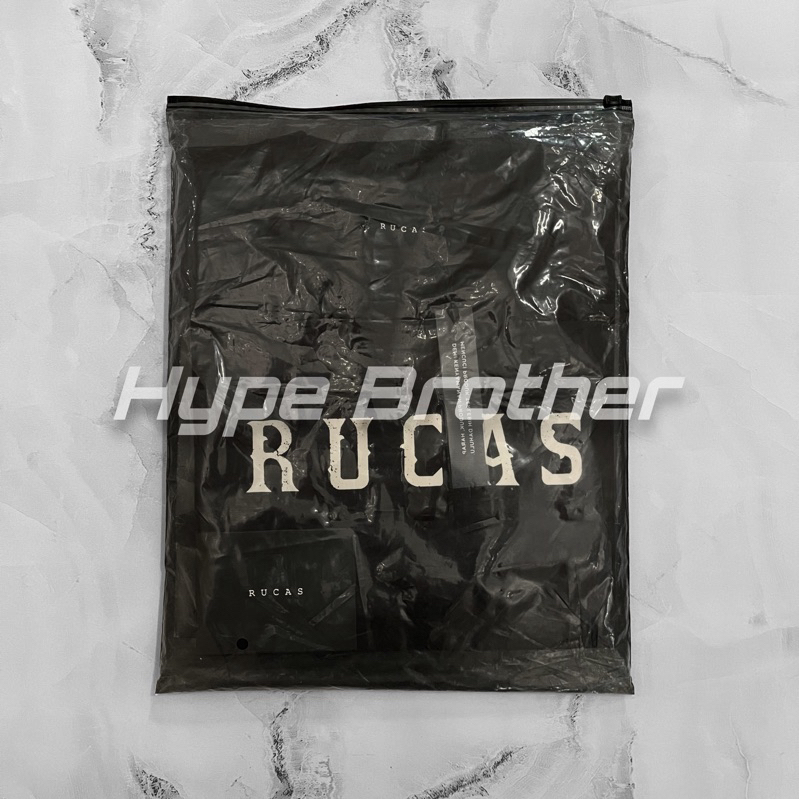 Jual Rucas The Initial Black Tee "Hand Stitch" (OPEN SEGEL) | Shopee ...