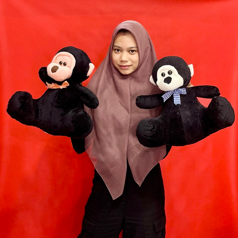 Jual Boneka monyet duduk lucu boneka karakter monyet lampung monkey SNI ...