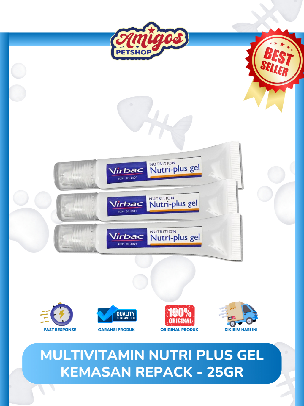 Jual JUAL Multivitamin Nutri Plus Gel Kemasan Repack - 25 Gr ...