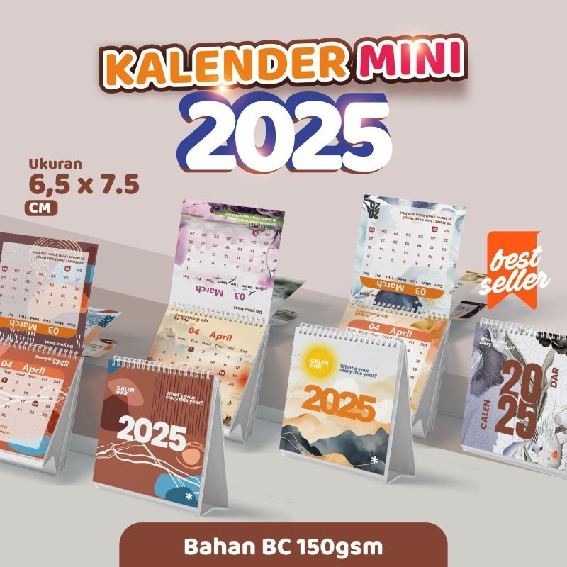 Jual KALENDER MINI 2025 | KALENDER MEJA MINI | SOUVENIR KALENDER MINI ...