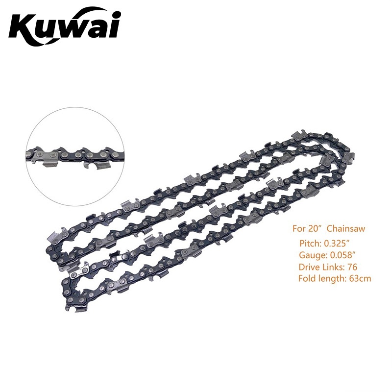 Jual Rantai Potong Chainsaw Gergaji Mesin 20/22/24 inch Rantai Potong Chainsaw Dan Guide Bar ...