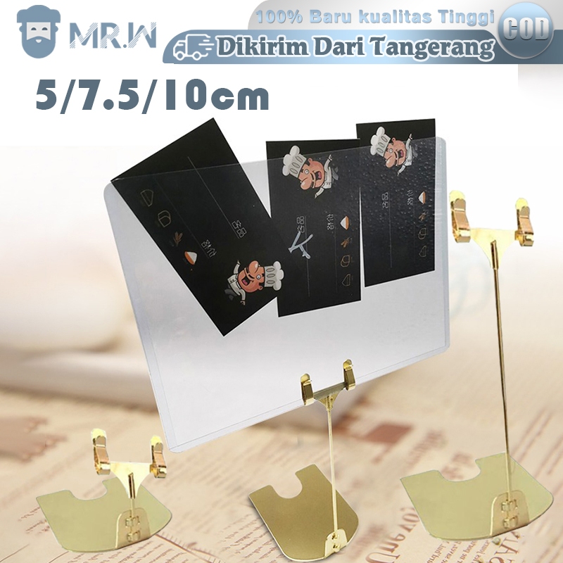 Jual Food Tag Stand Logam Menu Stand Display Table Number Stand Price ...