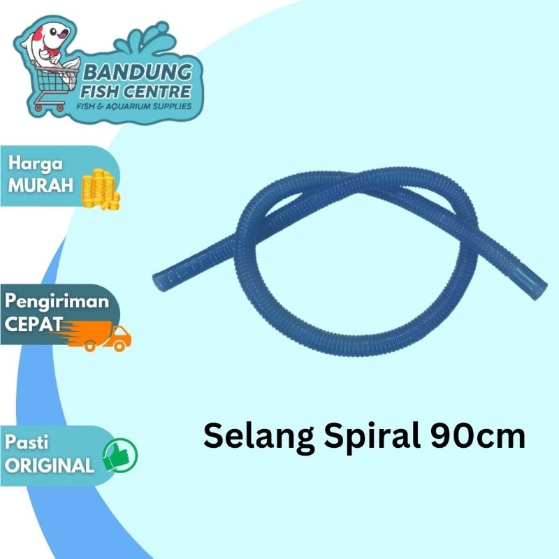 Jual Selang Spiral 90cm Selang Air Akuarium Selang Filter Akuarium 90cm ...